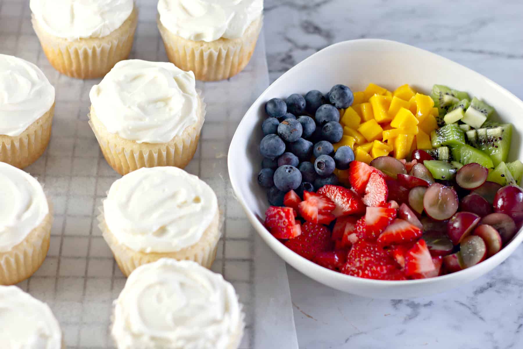 Fruit Tart Cupcakes - Bake What You Love